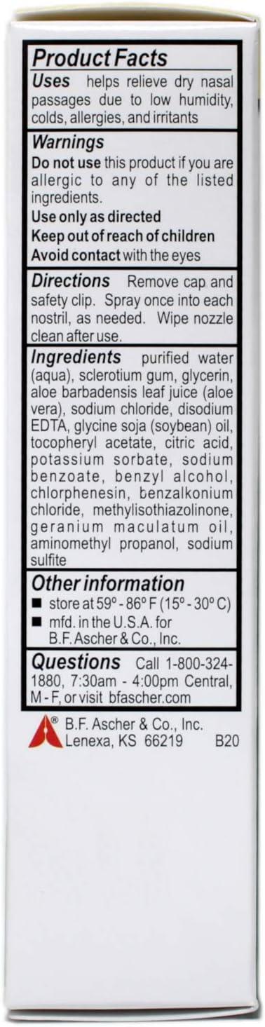 AYR Saline Nasal Gel Spray 0.75oz - Ascher B.F. and Company Inc