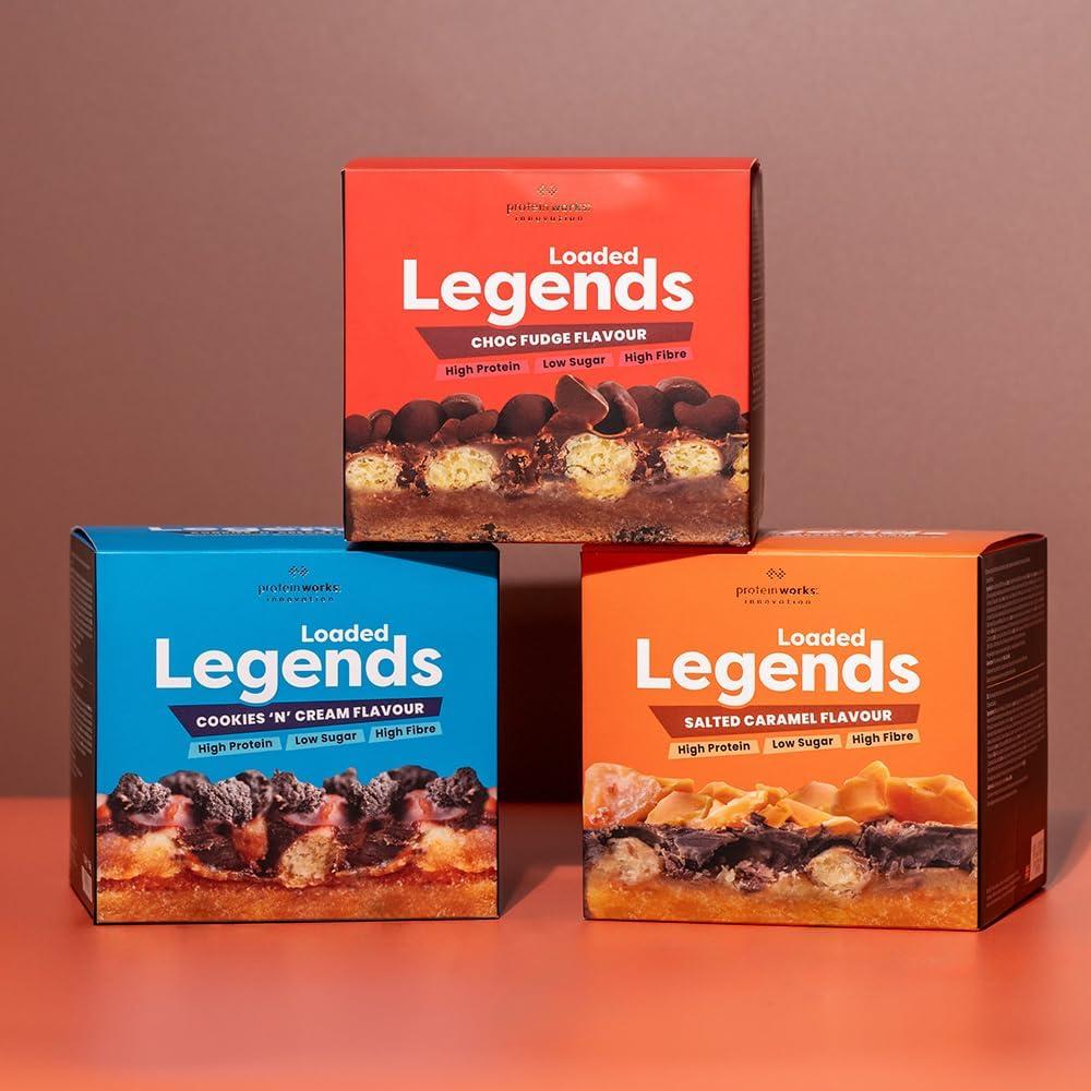 THE PROTEIN WORKS - Loaded Legend Bars | 14g Protein | 12 Packs x 47g ...