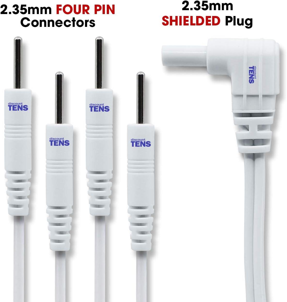 Tens Lead Wires Port Doubler 4 2mm Pin Connectors (2 Pack) - Discount ...