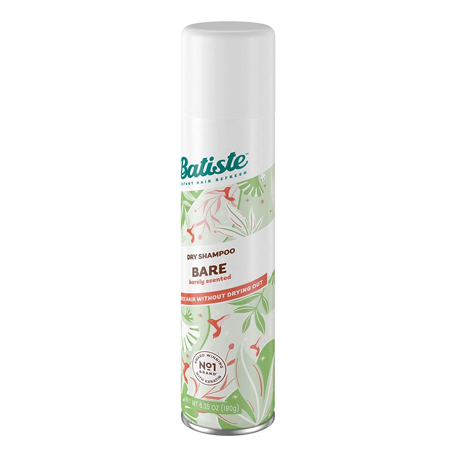Batiste Bare Fragrance Dry Shampoo 6.35 oz - Refresh Hair, Absorb Oil ...