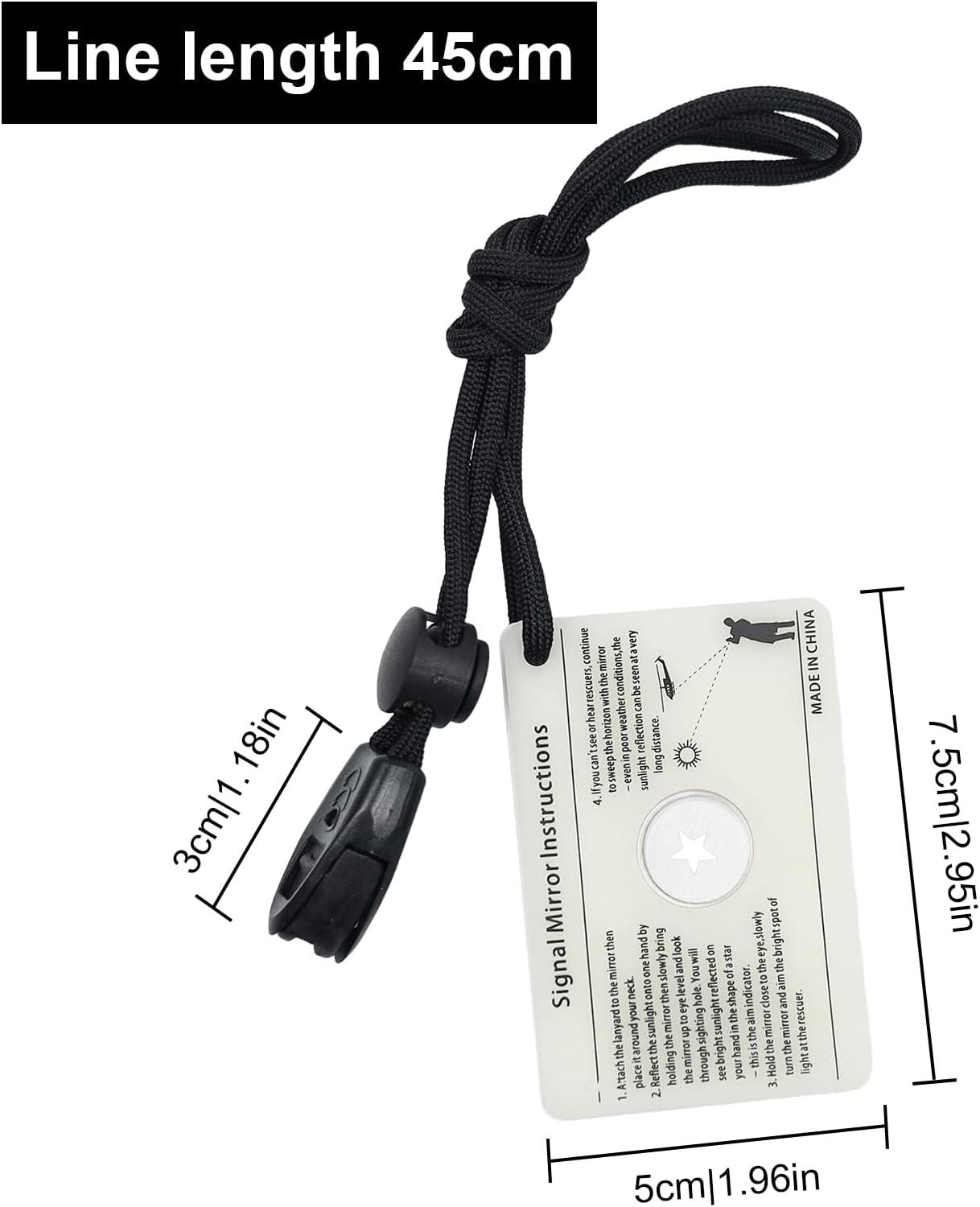 Survival Reflective Signal Mirror | Essential Outdoor & Emergency Tool ...