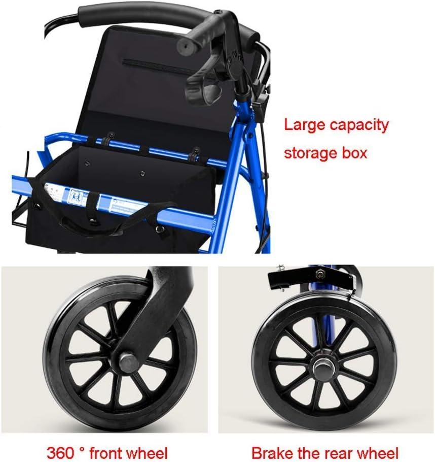 Adult Walking Aid Compact Trigger Release with seat and Back Vertical ...
