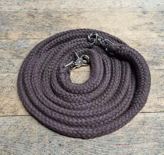 Buy 3m DE Cotton Horse Ropes - Closed Brown Reins for Optimal ...