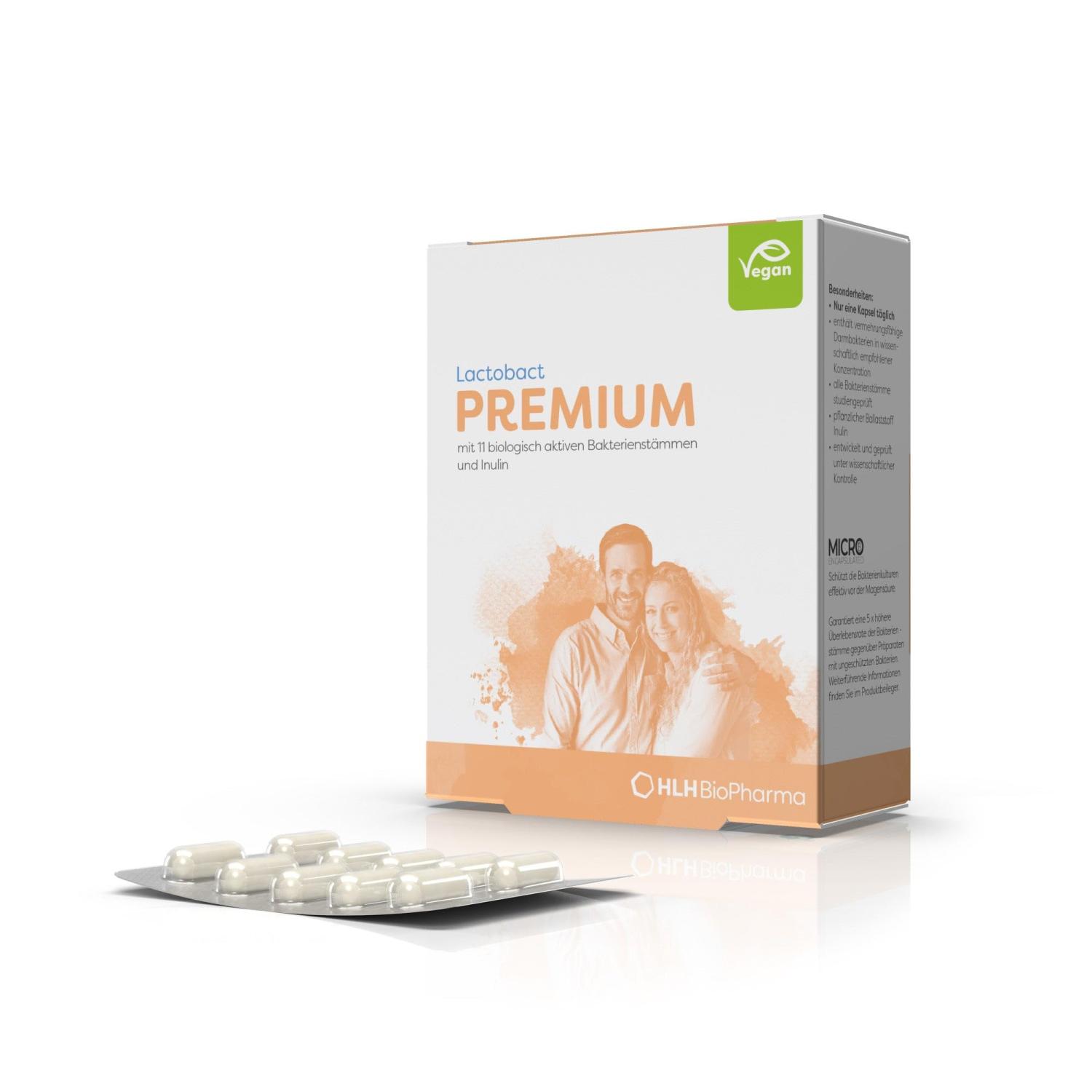 Lactobact Premium Intestinal Flora Complex - 30 Capsules for Gut Health ...