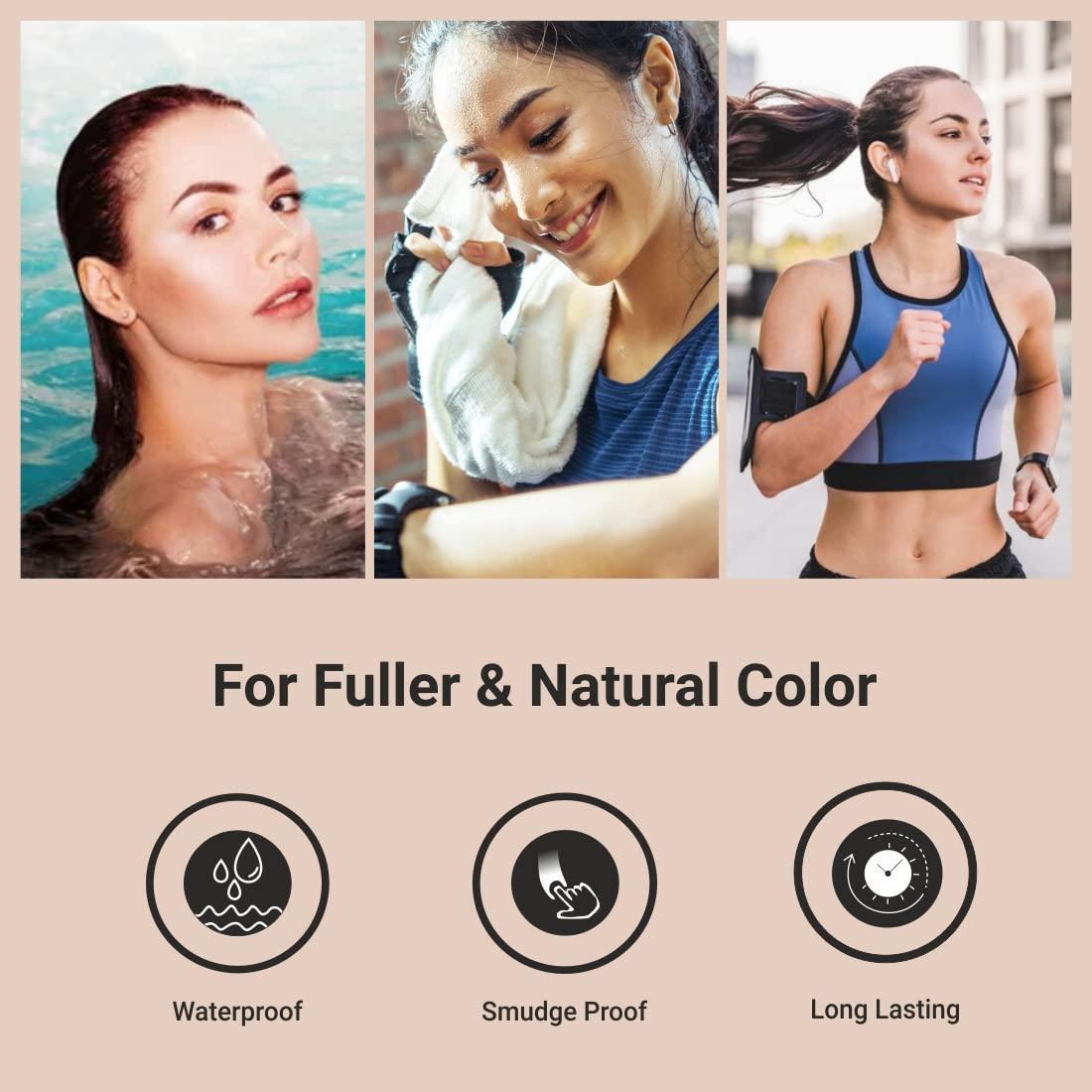 Mina ibrow Hair Color Light Brown - Natural Spot Coloring Hair Tinting Powder | Water and Smudge ...