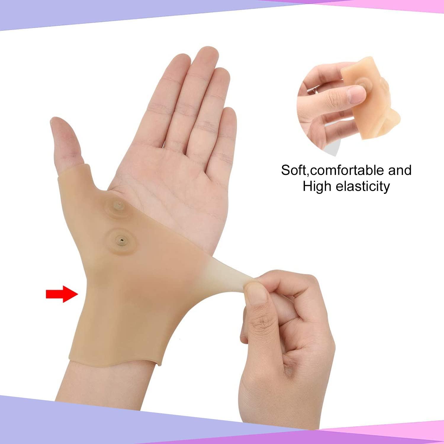 Oxiioltw Gel Thumb Wrist Support | Waterproof Splint with Magnetic ...
