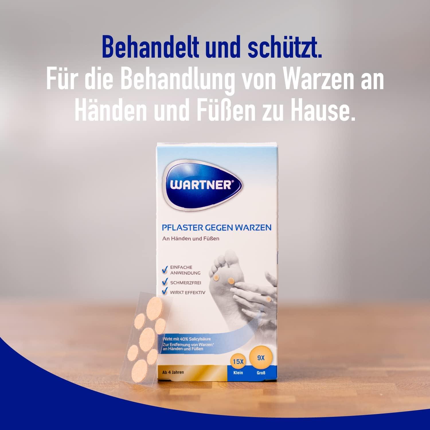 Wartner Wart Treatment - Pain-Free Salicylic Acid Paving - 24 Pieces ...