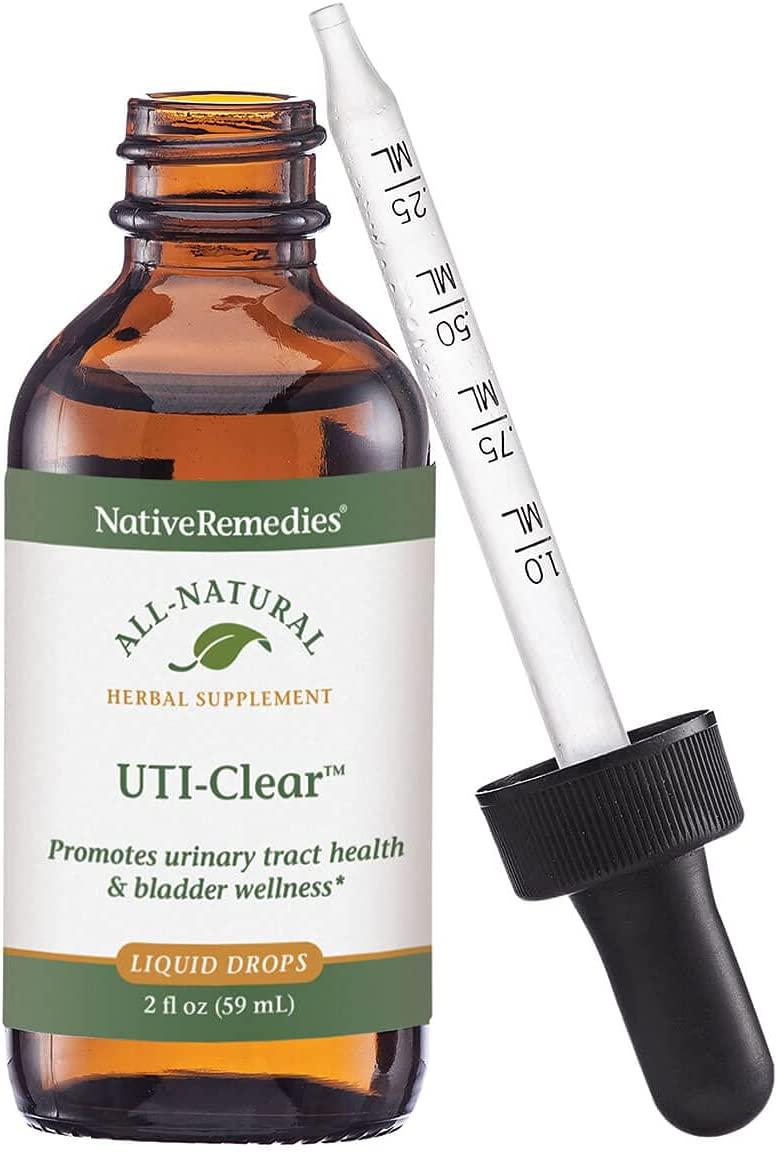 Native Remedies UTI-Clear 59ml - Natural Solution for Urinary Tract and ...