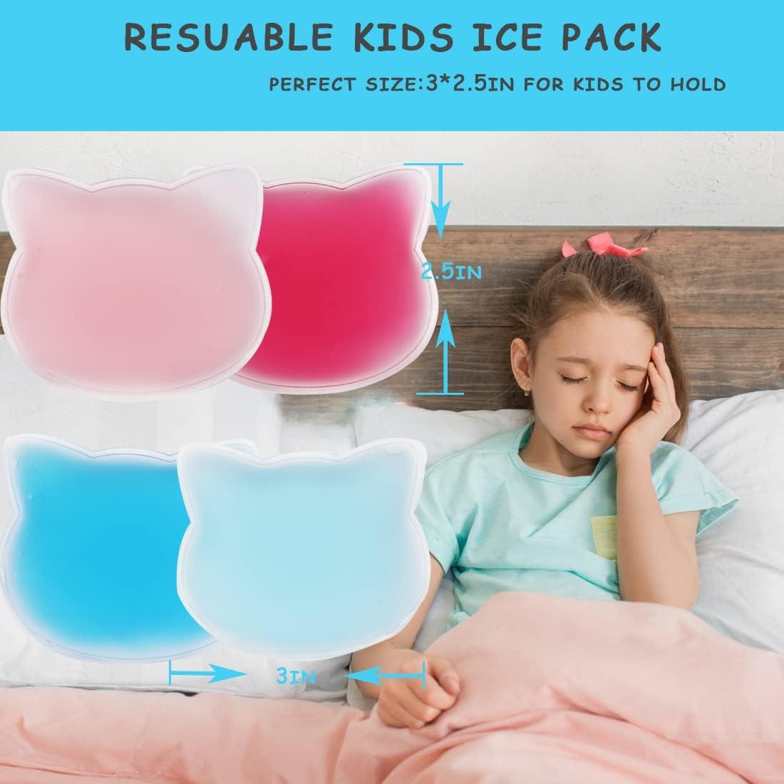 Reusable Gel Eye and Lip Ice Packs - Hot Cold Compress Mini Gel Pads ...