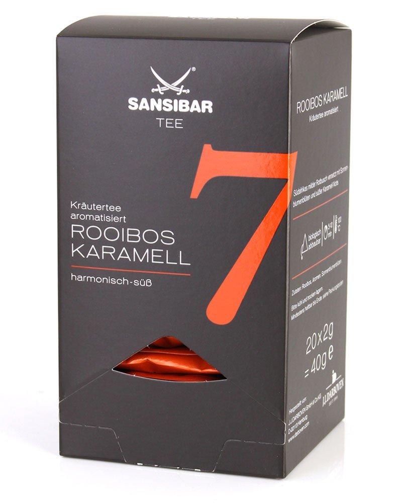Zanzibar Tea No. 7 - Flavoured Rooibos Caramel Herbal Tea ...