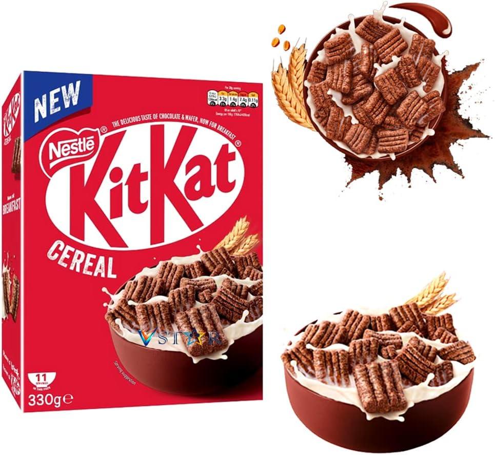 Kit Kat Cereal Chocolate & Wafer Breakfast Pack 330g - Melt for ...