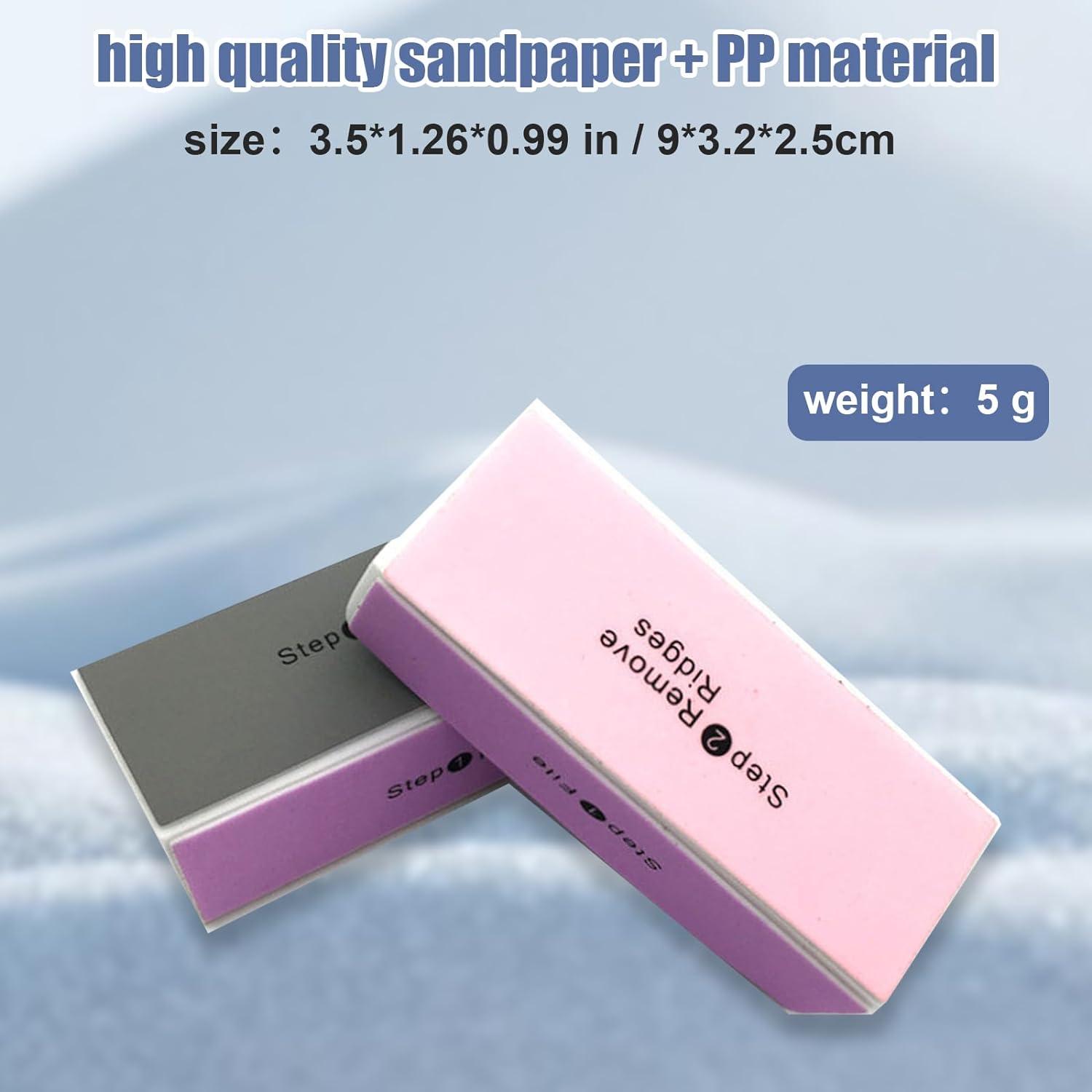 ALLWYOU 4-Sided Professional Nail Buffer Block for Natural Nails ...