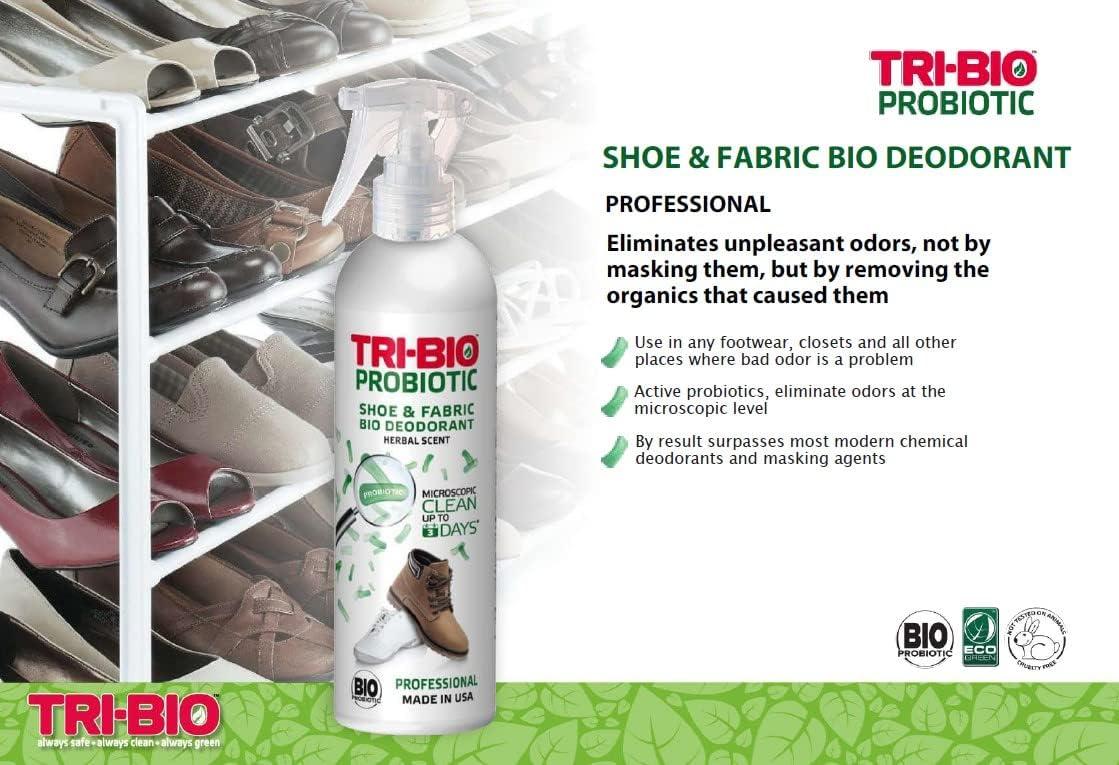 Tri-Bio Eco Probiotic Deodorant Spray 210ml - Eliminates Bacteria for ...
