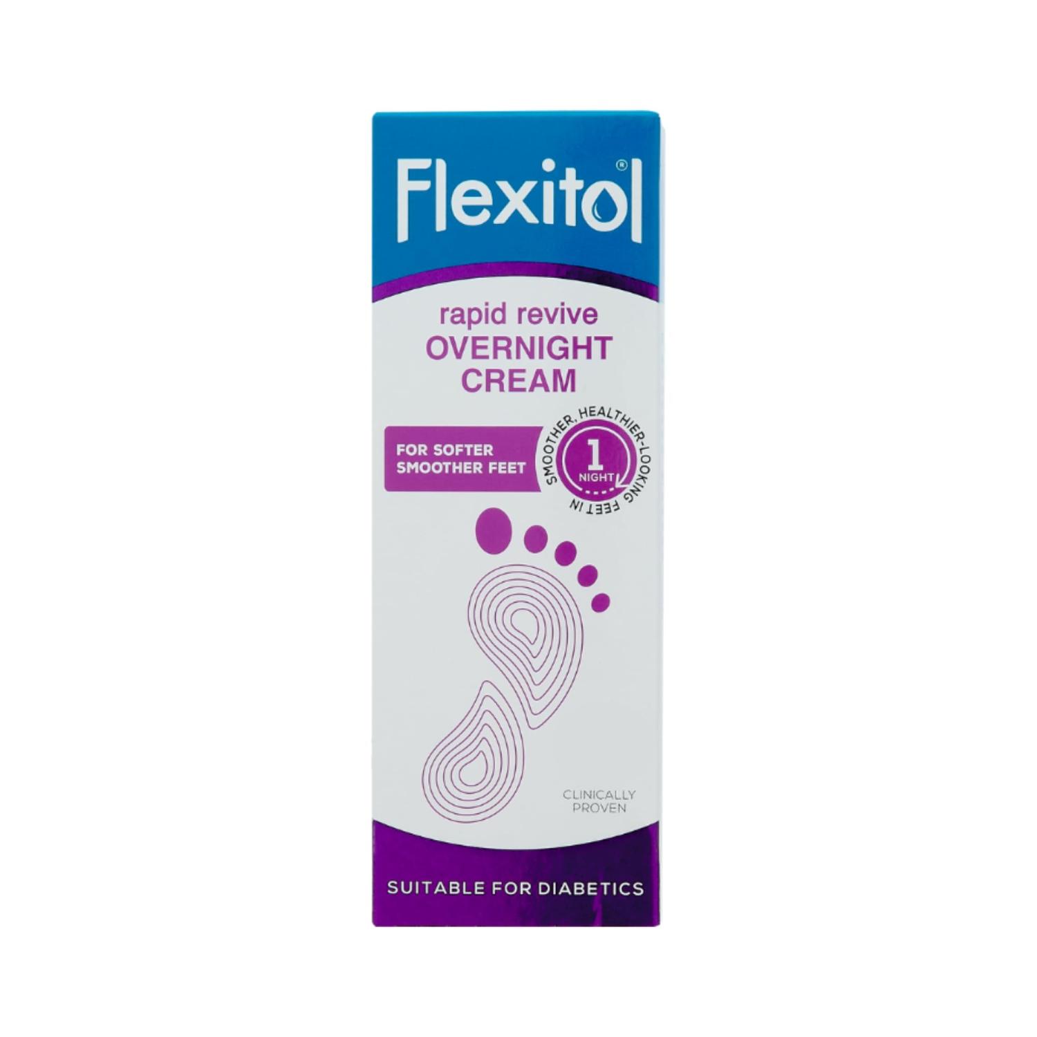 Flexitol Rapid Revive Overnight Cream 50g - Moisturizing Cream for Dry ...