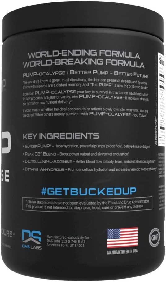 Pump-ocalypse Nitric Oxide Supplement with L-Arginine, Citrulline ...