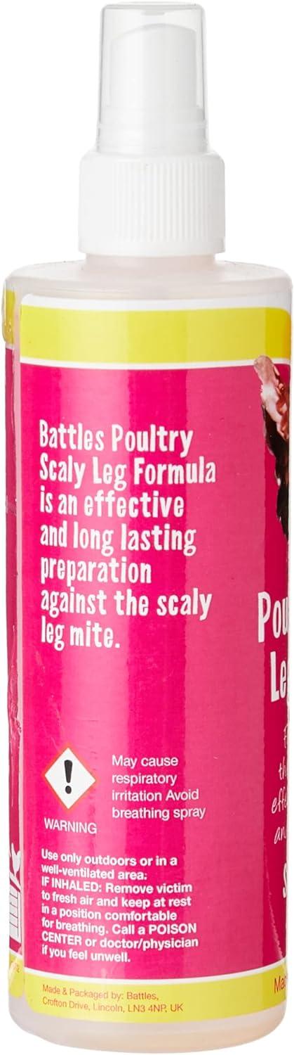 Battles Poultry Scaly Leg Formula Spray 250 ml | Buy Now with Express ...