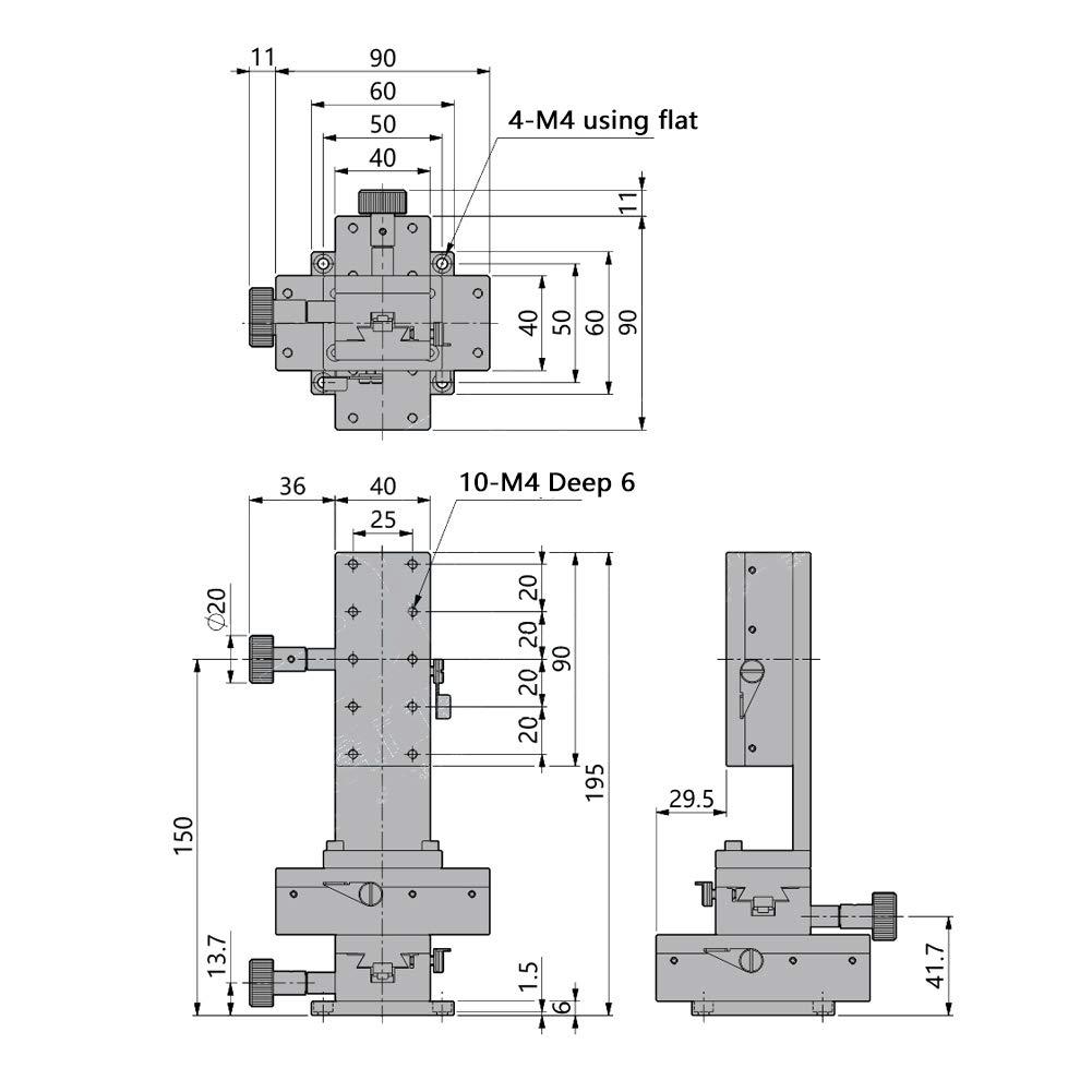 Gear Sliding Stage - Detachable Manual Trimming Resistant & Adjustable ...