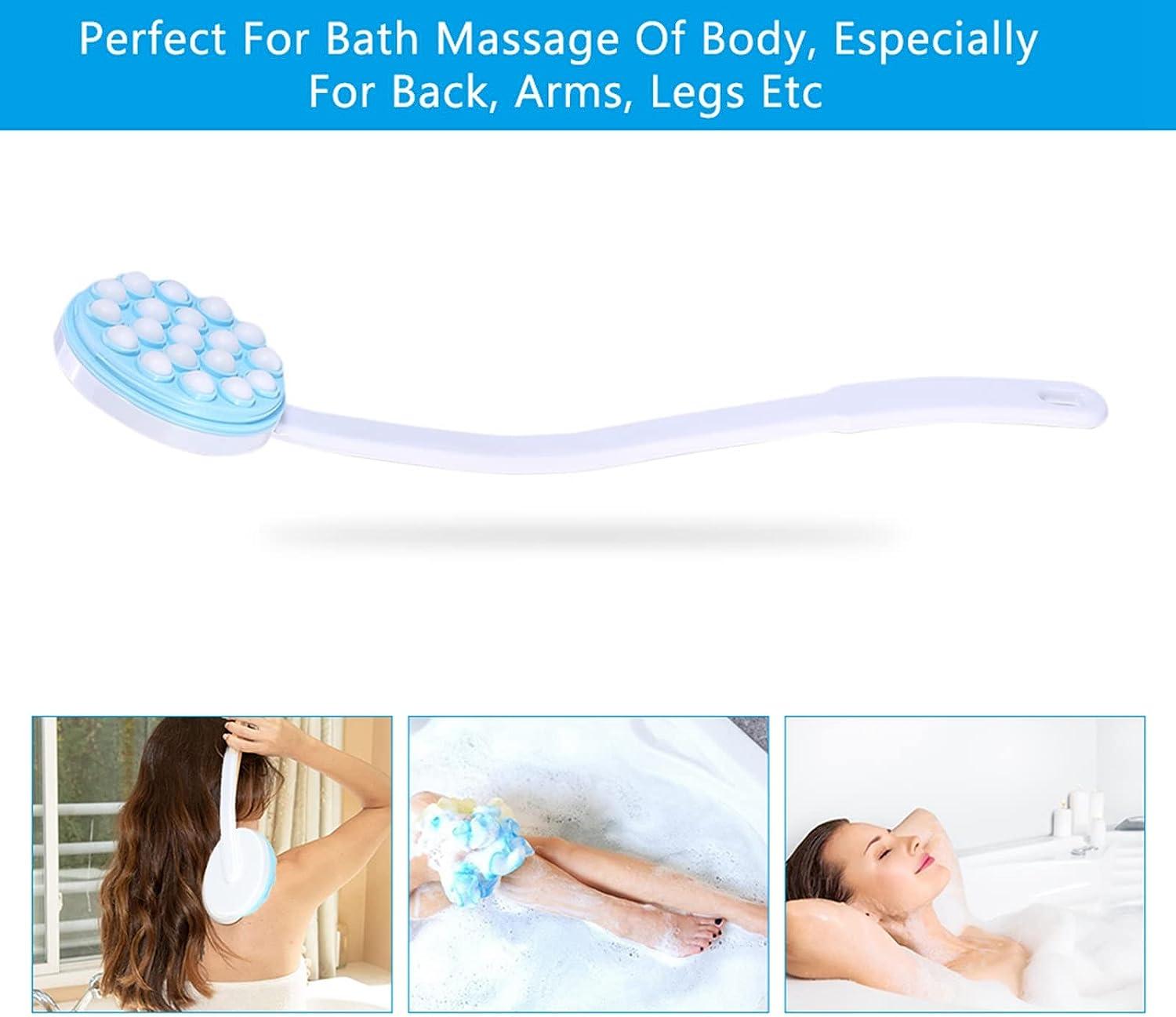 Handheld Back Lotion Applicator and Massager - Self-Moisturizer for ...