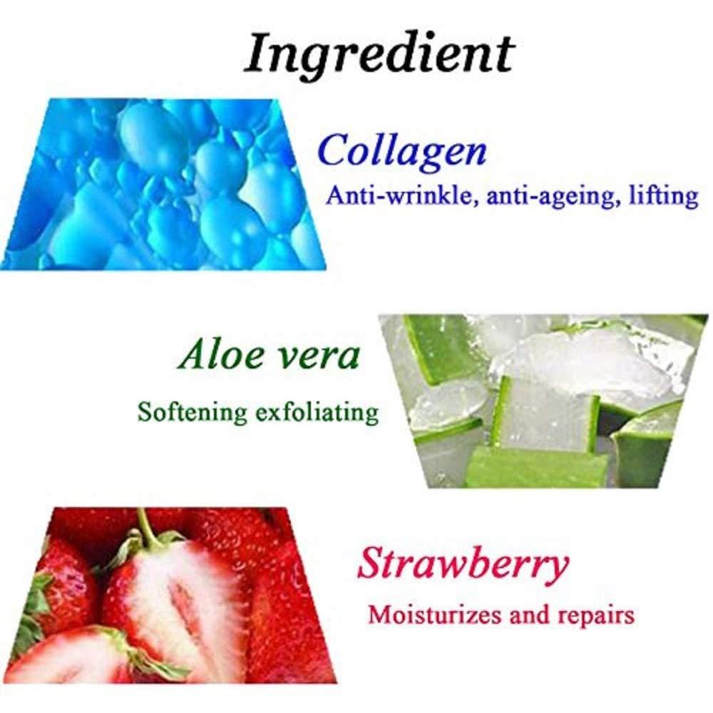 Collagen Crystal Pink Lip Mask - 30 Pieces for Moisturizing, Anti ...