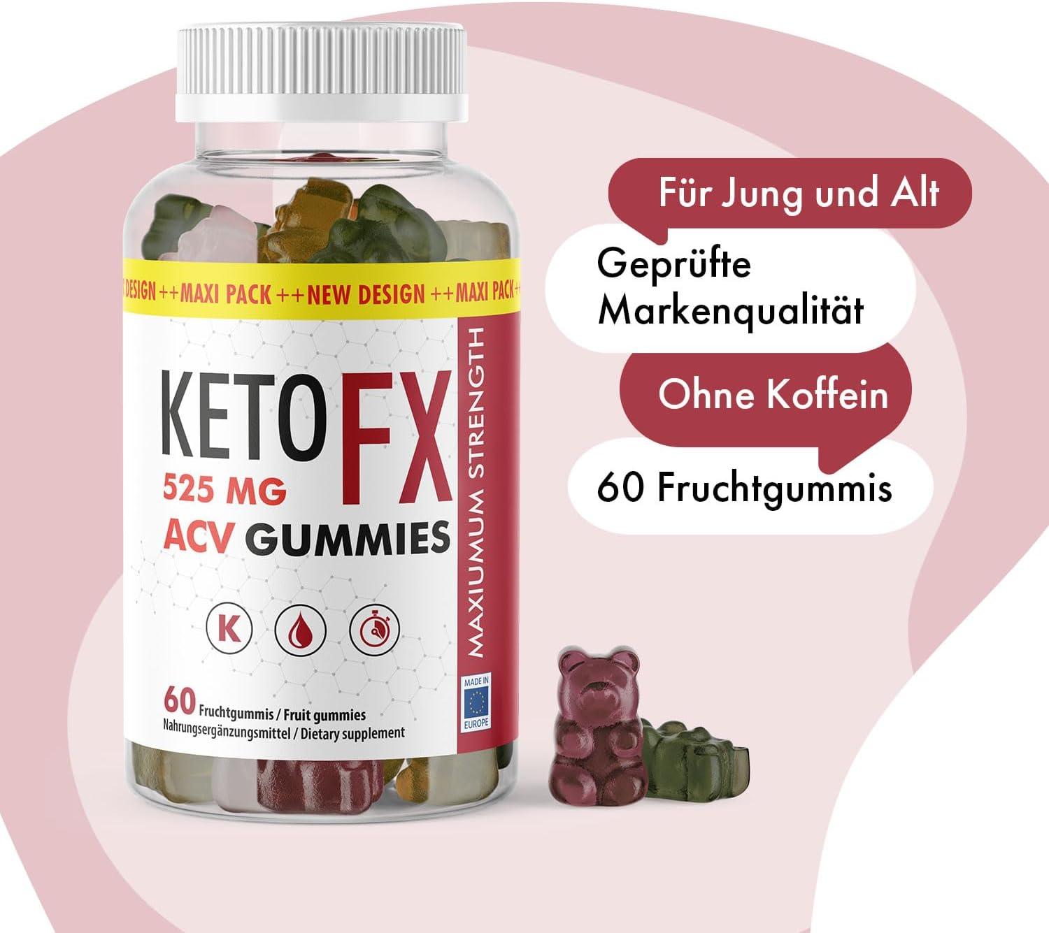 Keto Fx Gummies - Monthly Supply of 60 Keto Fruit Gummies (3x) - Shop ...