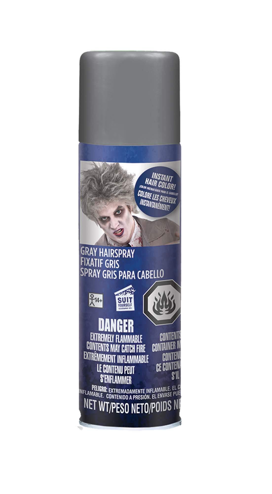 amscan Instant Hair Color Spray - 2.5 Oz. Gray - 1 Pc. | Buy Now with ...