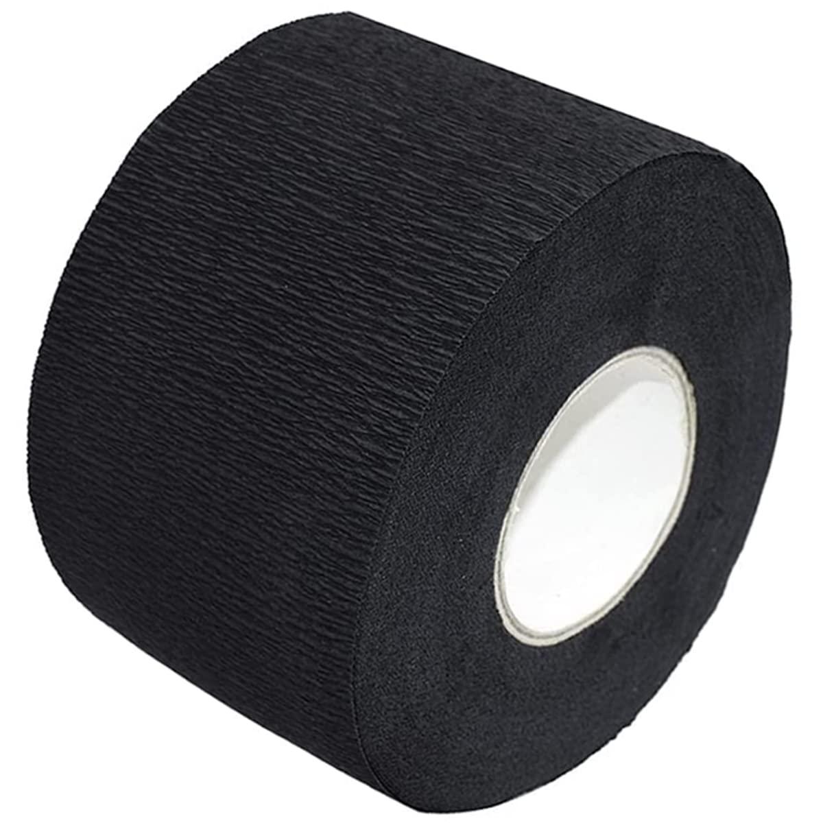 5 Rolls Black Crepe Paper for Salon: Neck Stripes & Hair Wrapping ...