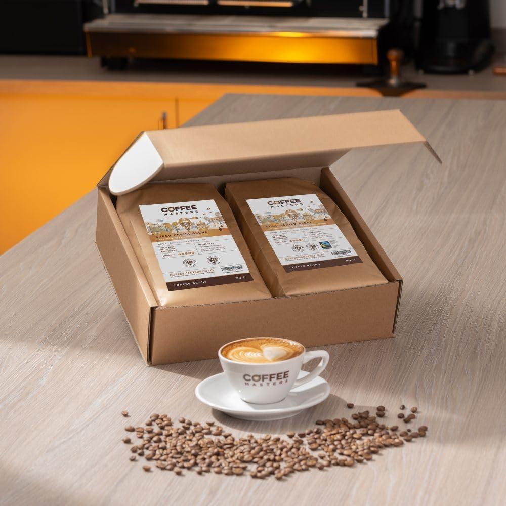 Coffee Masters Dark Roast Coffee Gift Set - Includes 1kg Full Bodied ...