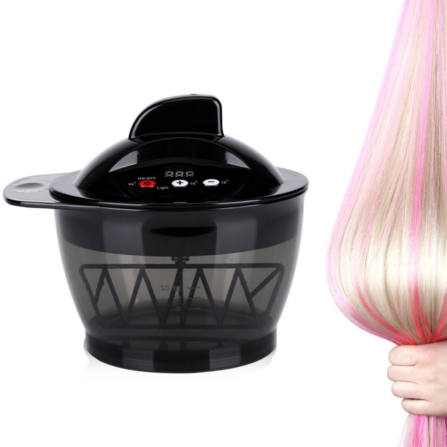 Electric Hair Color Mixing Bowl 320ML for Salon & Home Use - Self ...