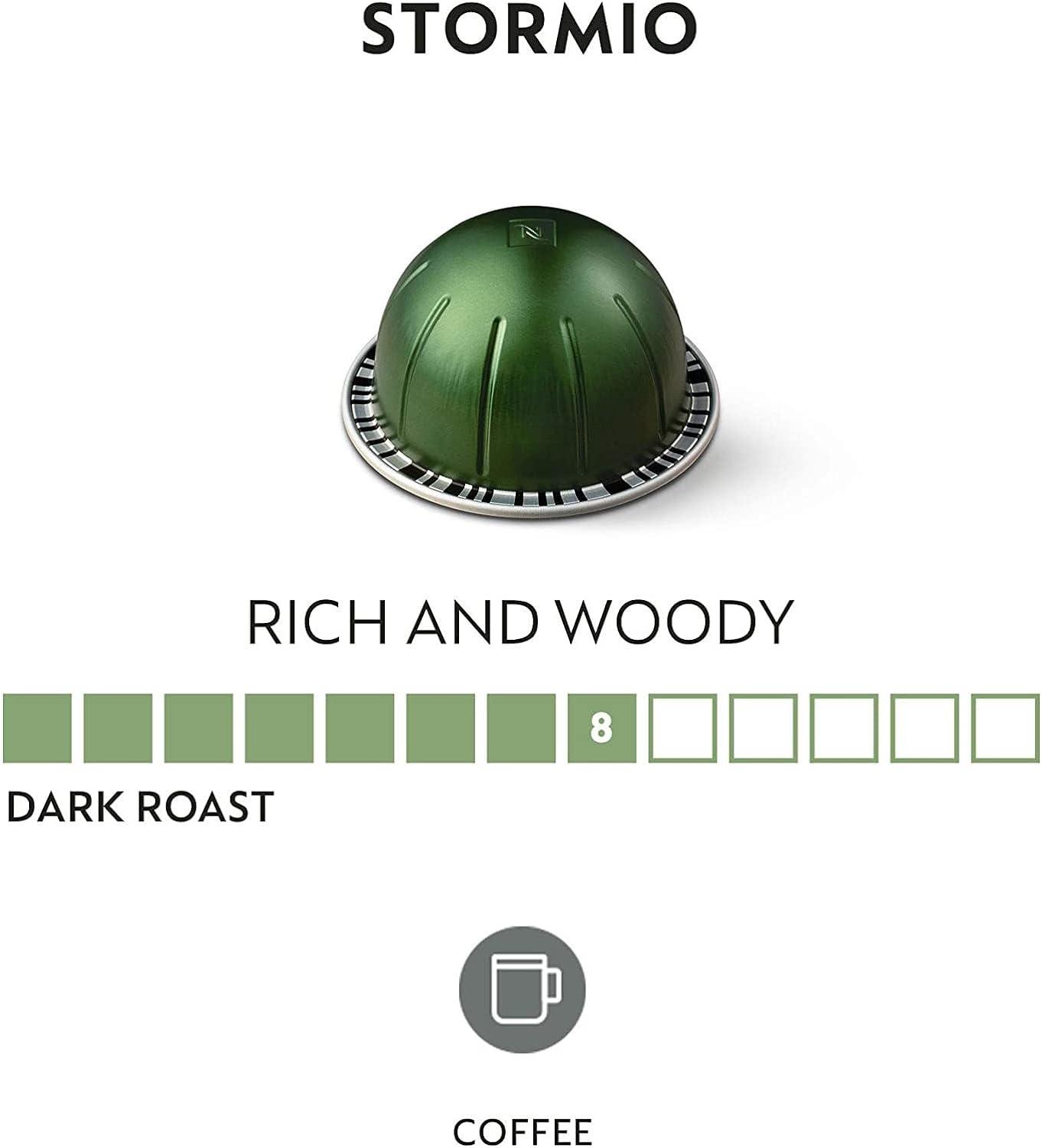 Nespresso Vertuo Stormio Coffee Capsules - 3 Boxes (30 Pods) Bundled ...