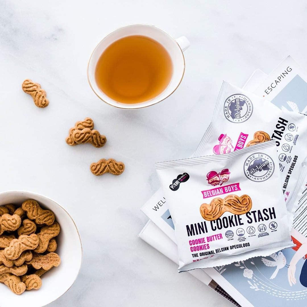 Belgian Boys Speculoos Mini Cookie Stash, European Spice Butter Cookies ...