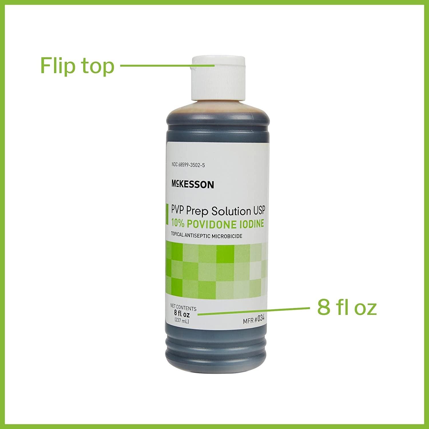 McKesson PVP Prep Solution USP 10% Povidone-Iodine 8 oz - 1 Count | Buy ...