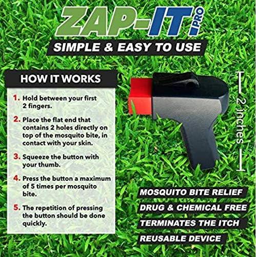 ZAP-IT! Mosquito Bite Relief Zapper | Fast Acting Anti-Itch Device ...