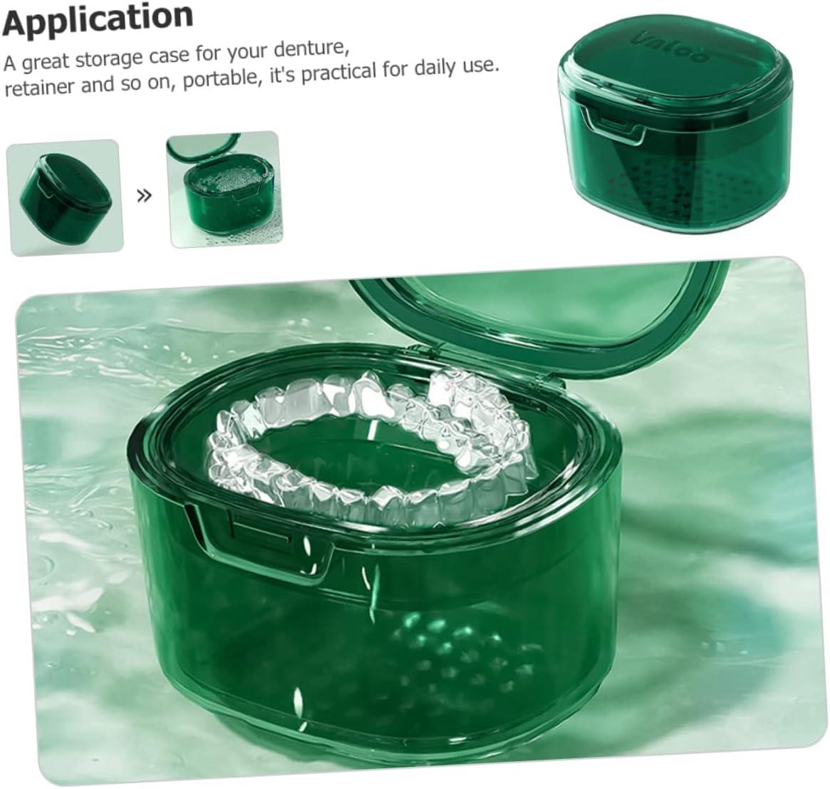 Fomiyes 4-Piece Retainer Storage Box - Prosthesis & Invisible Braces ...