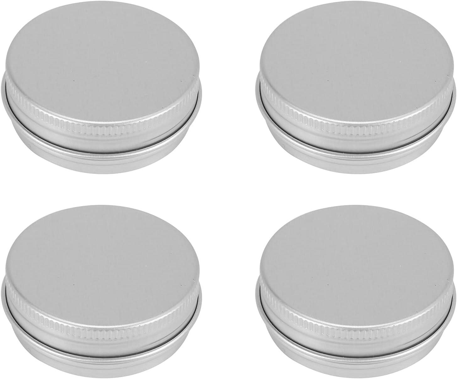Pack of 30 Round Metal Lip Balm Tins with Screw Caps (1) | Buy Now with ...