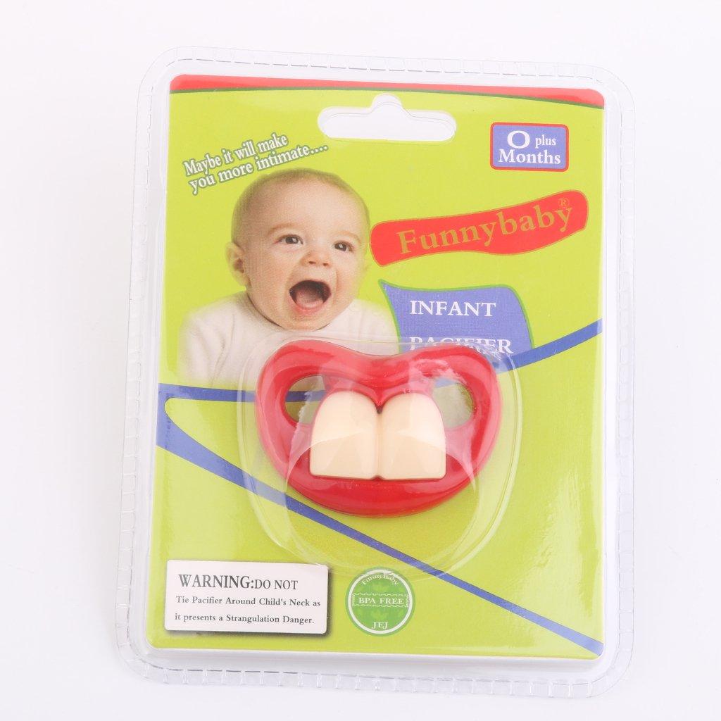 Funny Bucktooth Silicone Baby Pacifier - Orthodontic Infant Nipple for ...