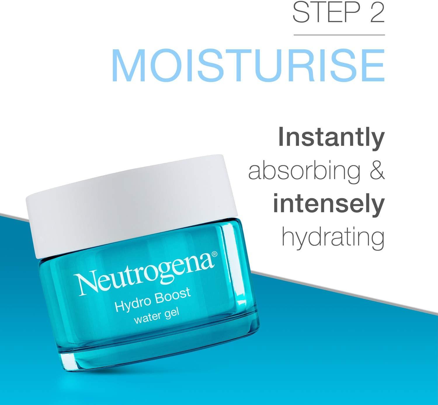 Neutrogena Hydro Boost 3-Step Facial Regime Starter Set - Cleanser ...