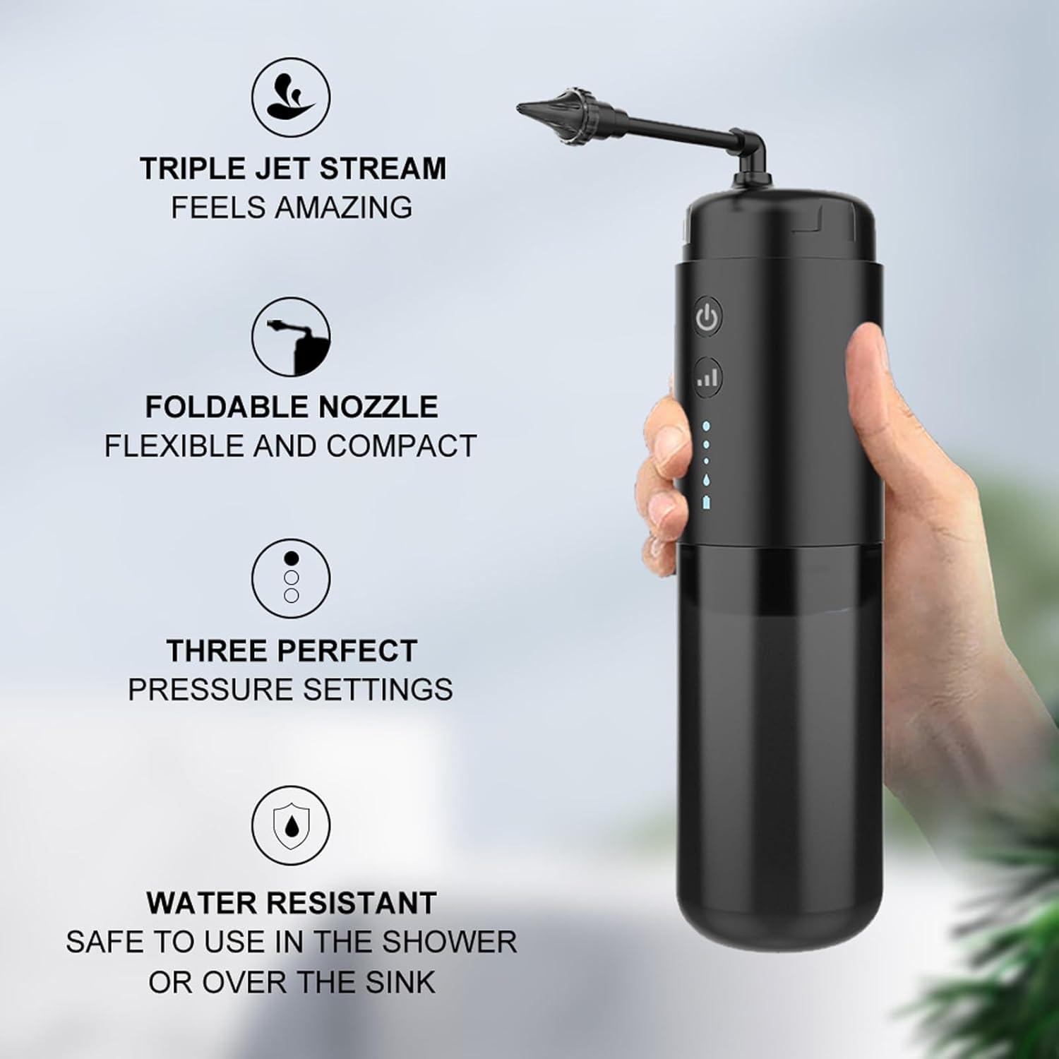 Buy Electric Ear Wax Removal Kit - Water Powered 3 Modes Waterproof ...