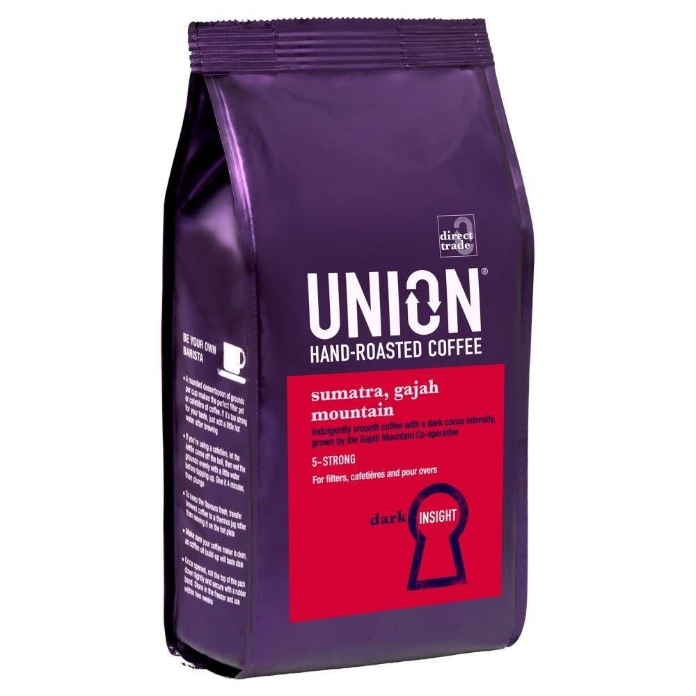 Union Hand Roasted Sumatra Gajah Mountain Hand Roasted Coffee (227g ...