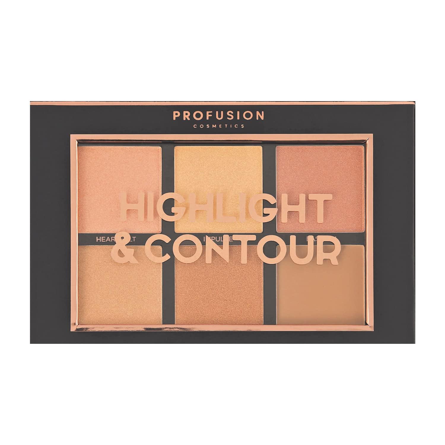 Profusion Cosmetics Studio Icon Collection Highlight & Contour Palette ...