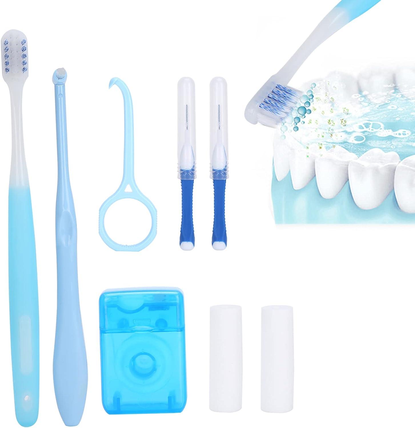 Orthodontic Oral Care Set - Braces Cleaning Brush Interdental Brush ...