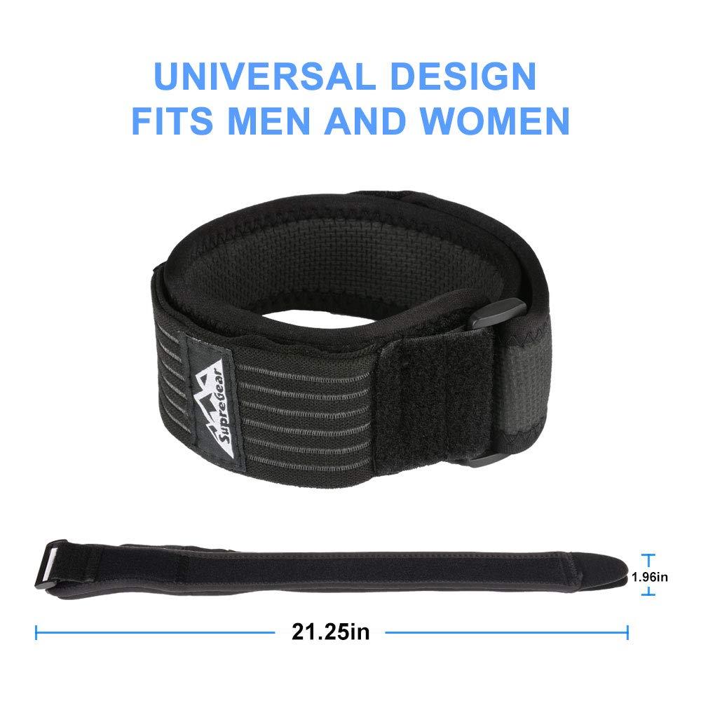 SupreGear IT Band Strap - Adjustable Support for Knee, Thigh, Hip ...