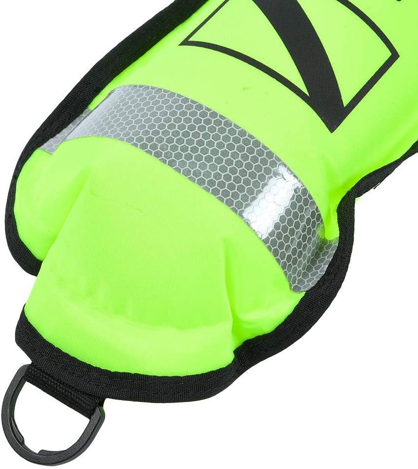 Keenso 4FT Dive Flag Inflatable Surface Marker Buoy - Fluorescence ...