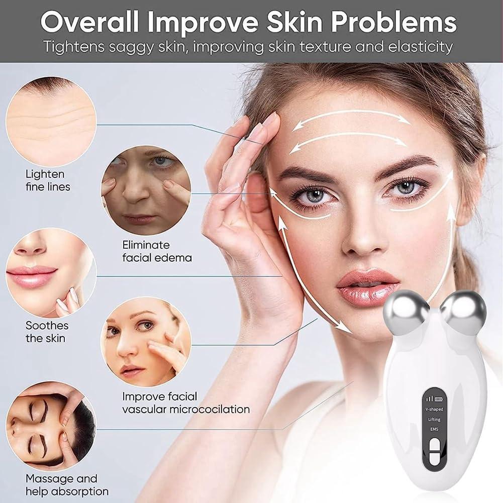 Yangmieai Microcurrent Device Lift the Face and Tighten the Skin USB ...