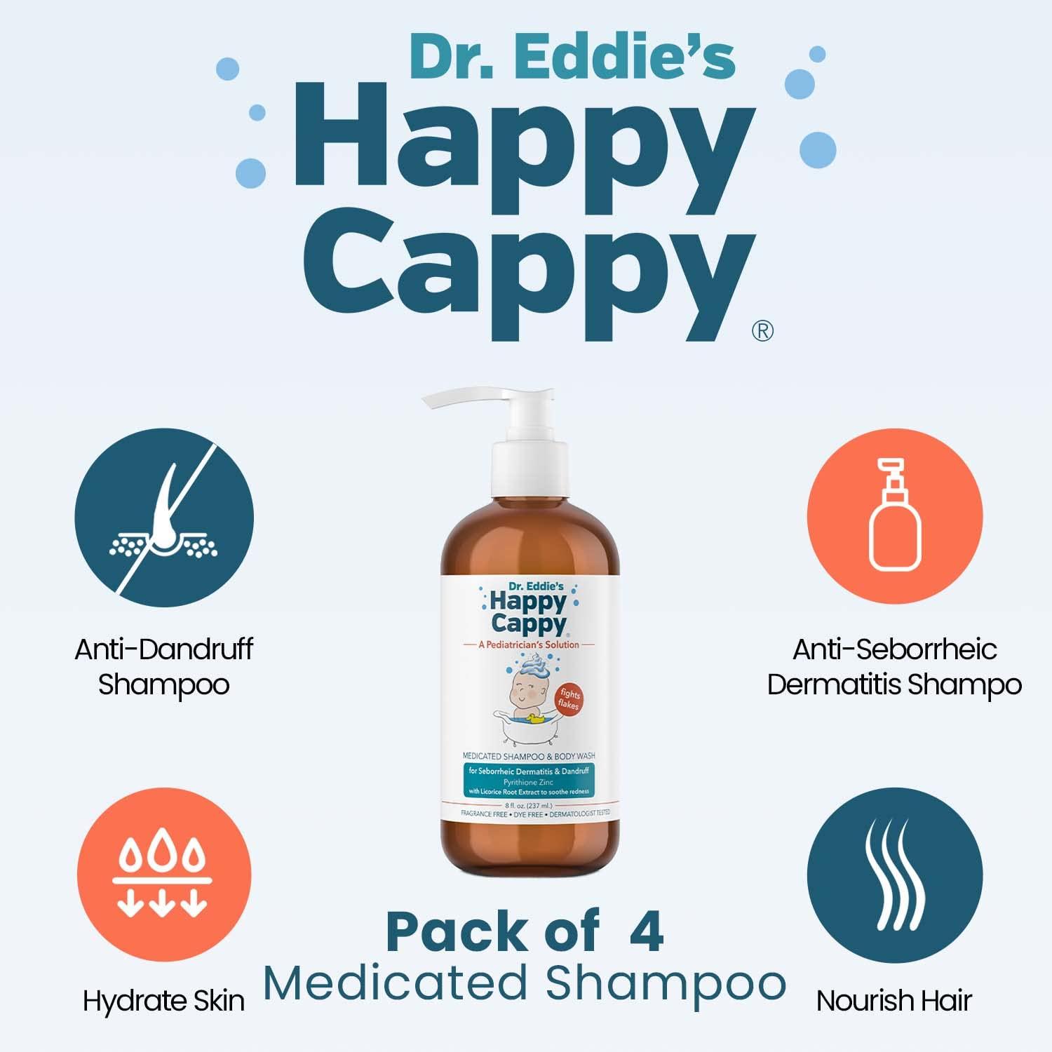 Happy Cappy Medicated Shampoo for Children - Treats Dandruff ...