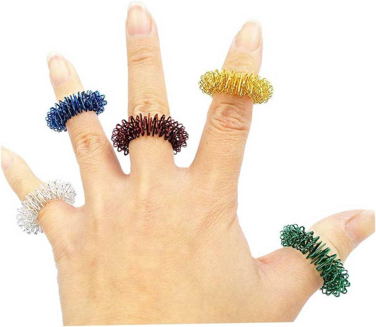 Fomiyes 36 STK Stress Relief Toys - Acupressure & Decompression Rings ...