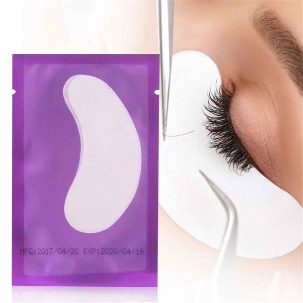 Lint-Free Eye Gel Patches for Lash Extensions - 100 Pack | Under Eye ...