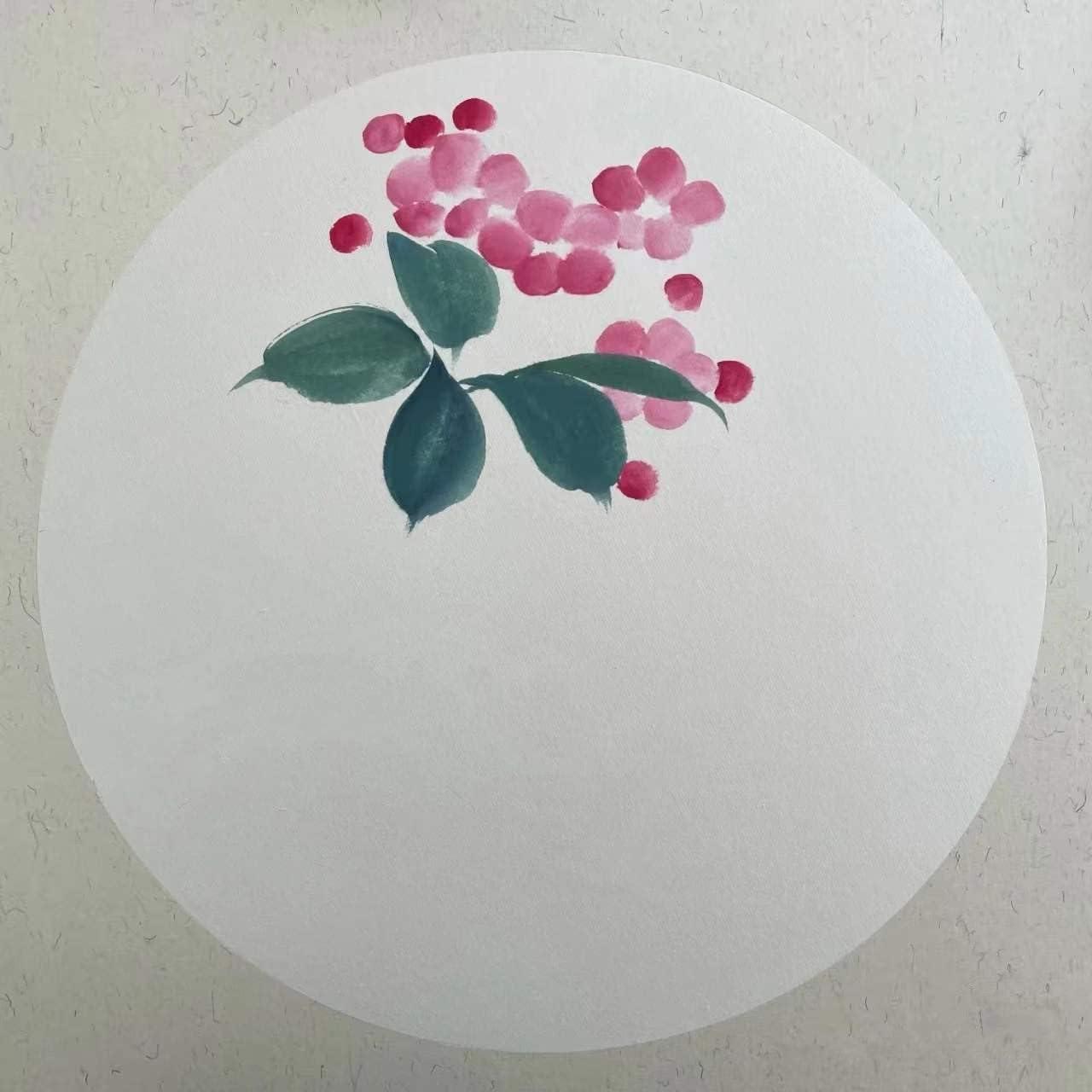 Hmay Pre-Mounted Soft Shikishi with Jingxian Semi-Sized Xuan Paper - 10 ...