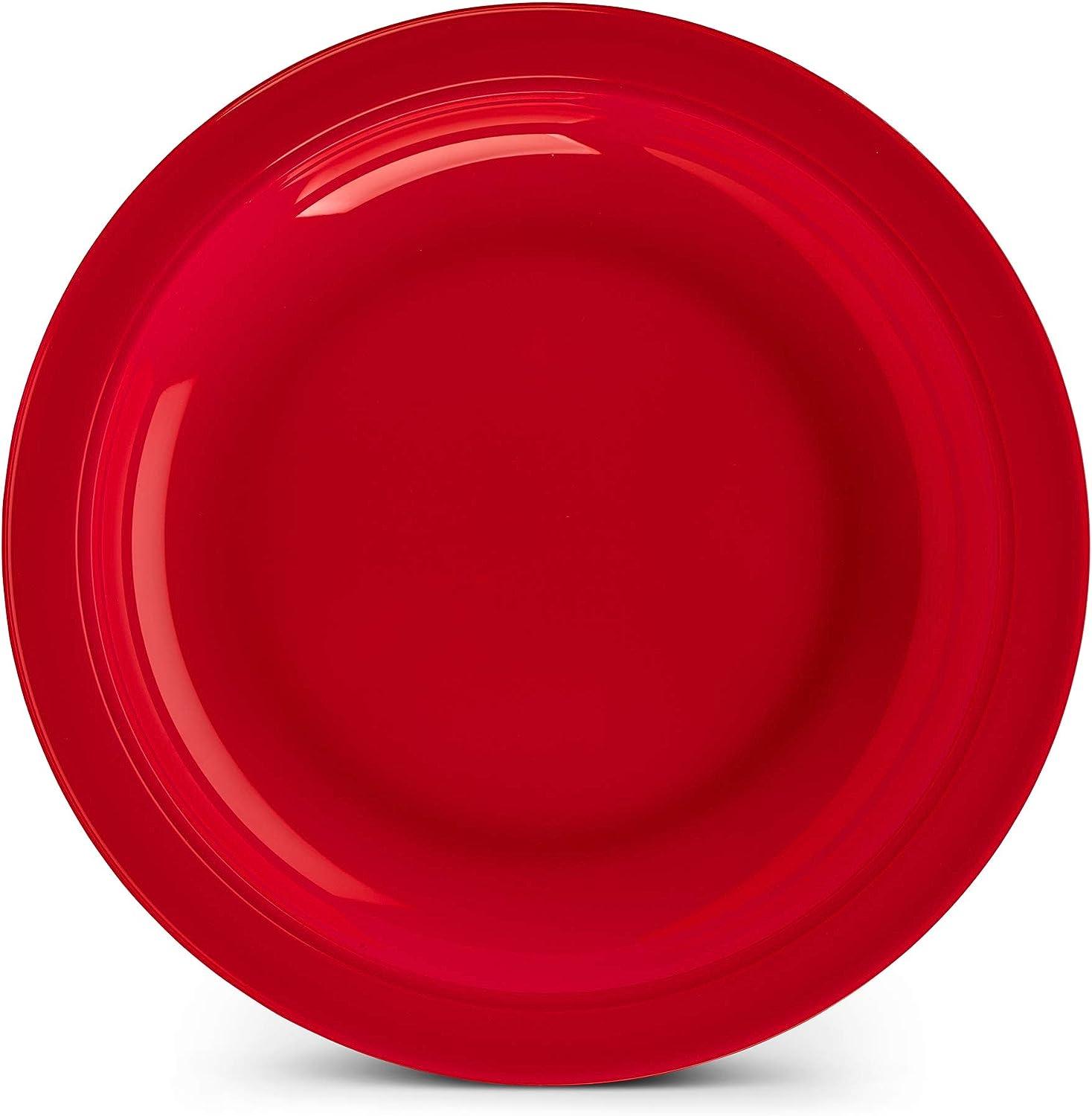 Providence Spillproof Inner Lip Plate 9 Red (3 Pack) - Non-Slip Design ...