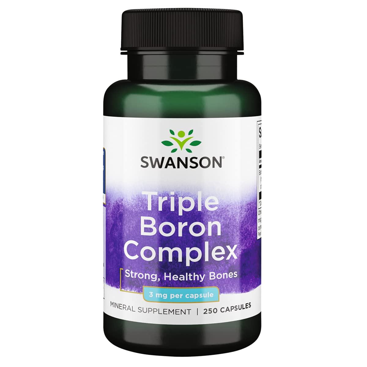Swanson Triple Boron Complex - Natural Bone & Joint Support Supplement ...