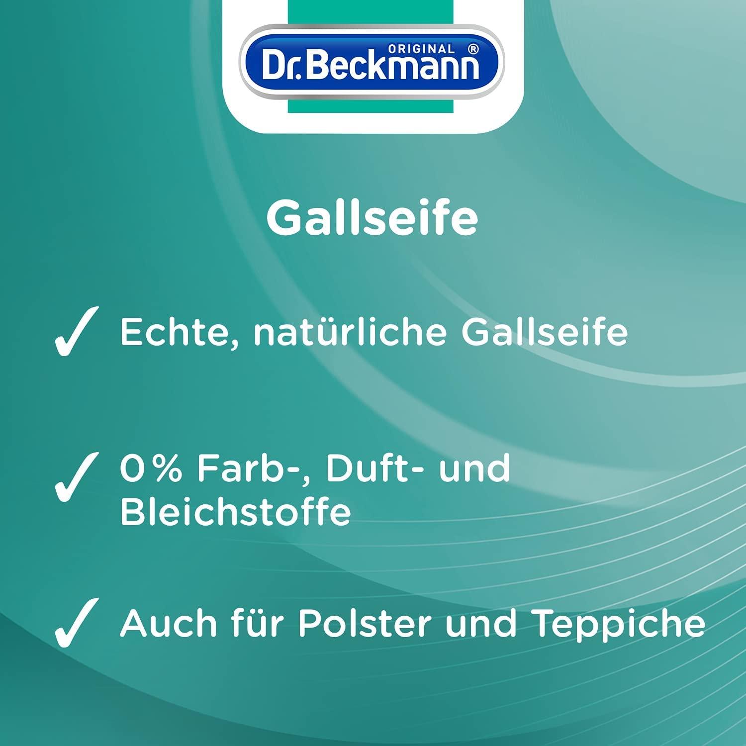 Dr. Beckmann Gall Soap - Natural Stain Remover | 100g | Fragrance-Free ...